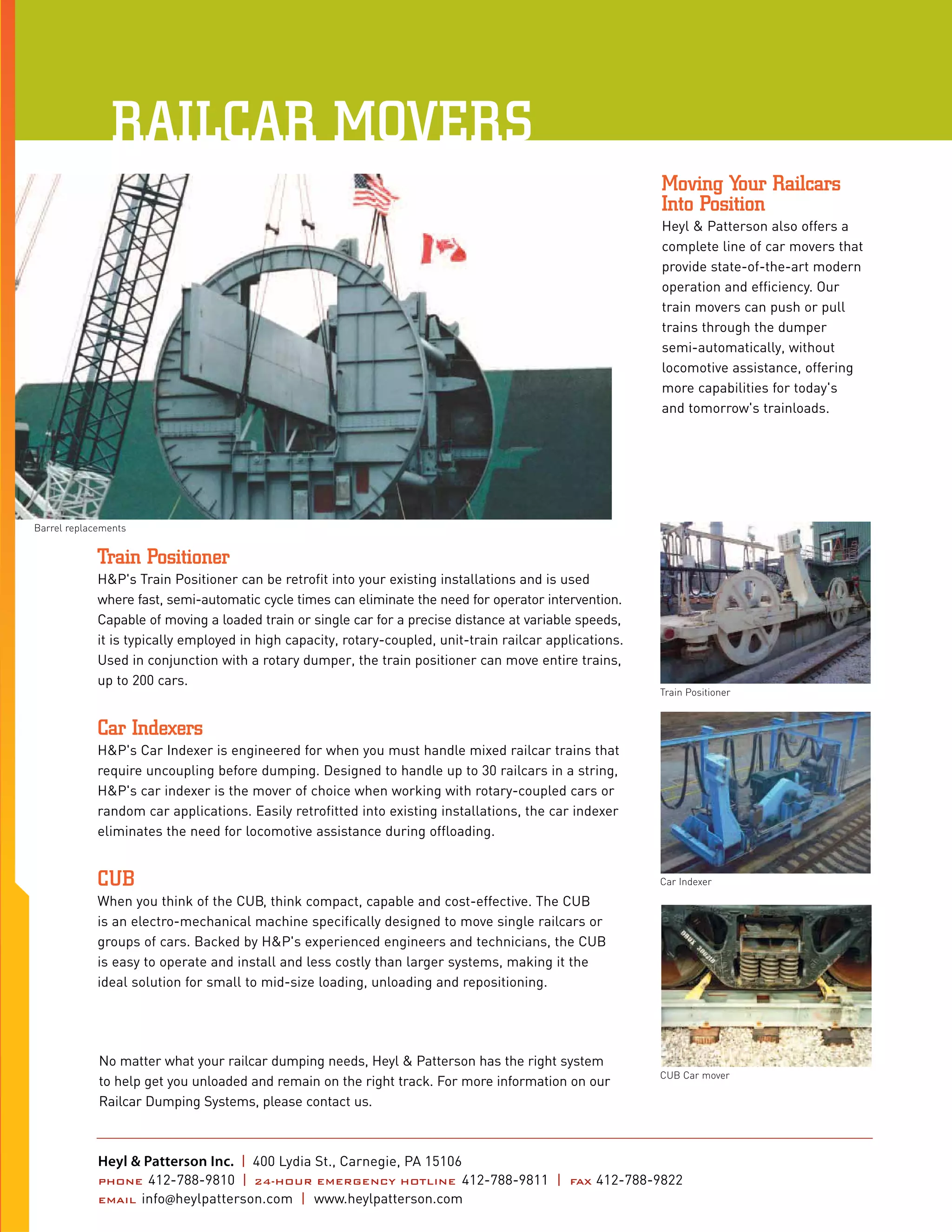 Hp railcar dumping_systems_2014 | PDF