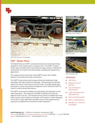 H&p railcar movers | PDF