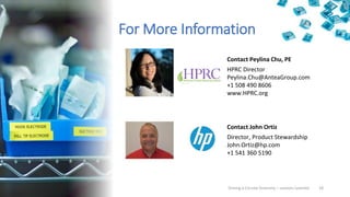 Healthcare Plastics: Driving a Circular Economy, Lessons Learned | PPT