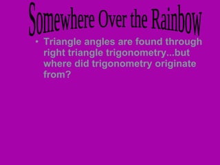History of Trigonometry | PPT