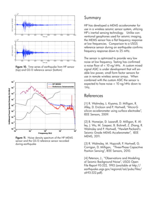 Hp seismic sensor_wp | PDF