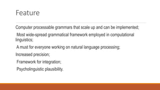 HPSG a.pptx | Programming Languages | Computing