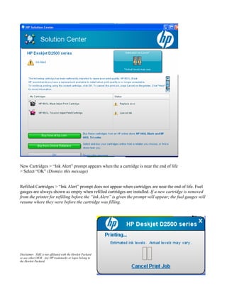 Hp software prompts_03-10 | PDF