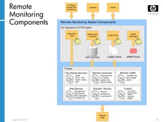 Agent-less system and application monitoring with HP OpenView | PDF