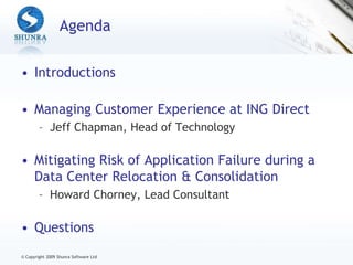 HP Software Universe: Shunra Presentation | PPTX