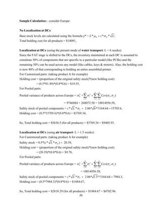 HP Supply Chain Optimization | PDF