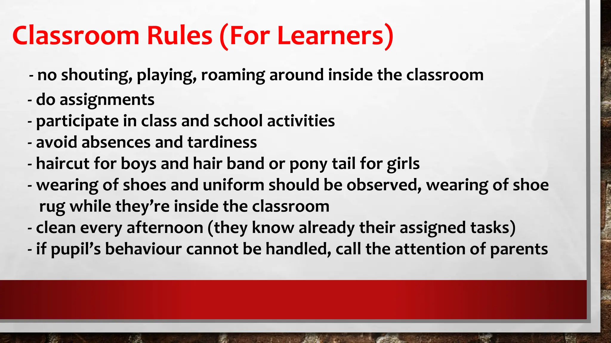 Home room pta meeting during the first quarter | PPTX