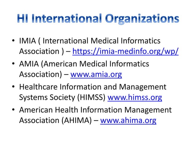 Introduction to Health Informatics | PDF | Healthcare Industry | Industries