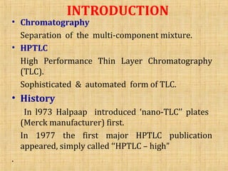 HPTLC | PPT
