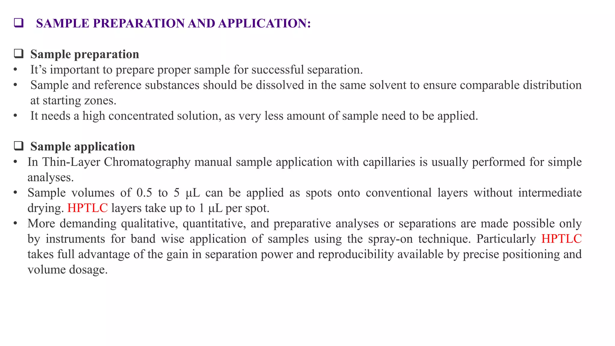 High Performance Thin Layer Chromatography | PPTX