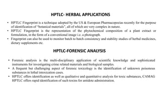 High Performance Thin Layer Chromatography | PPTX