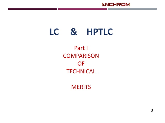 HPLC-HPTLC Comparison | PPT