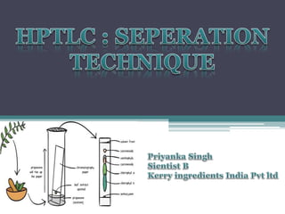 HPTLC_planer chromatography Seperation Technique | PPTX | Chemistry ...