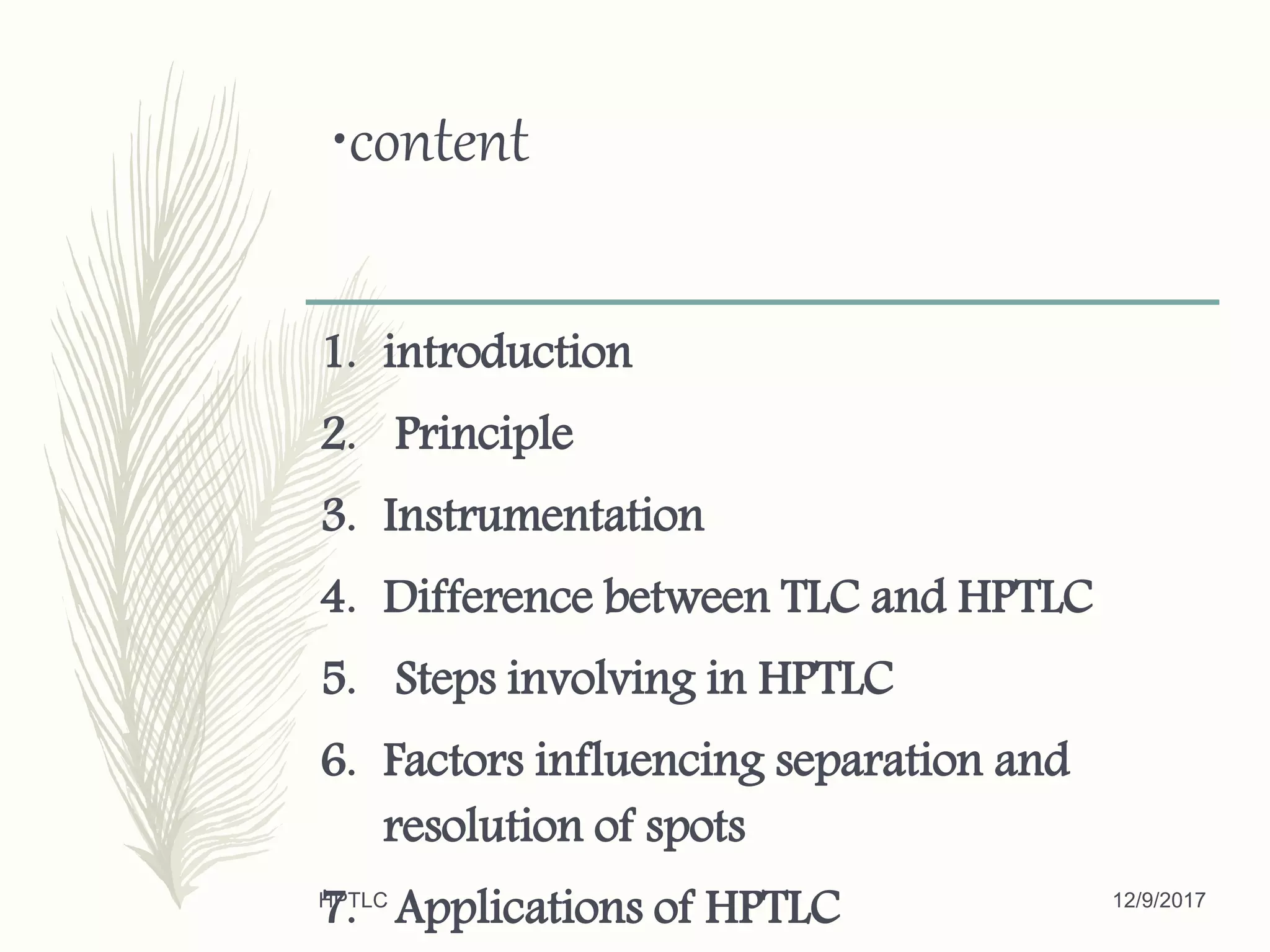 Hptlc ppt | PPTX