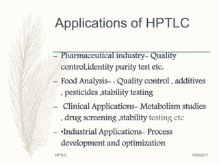 Hptlc ppt | PPTX