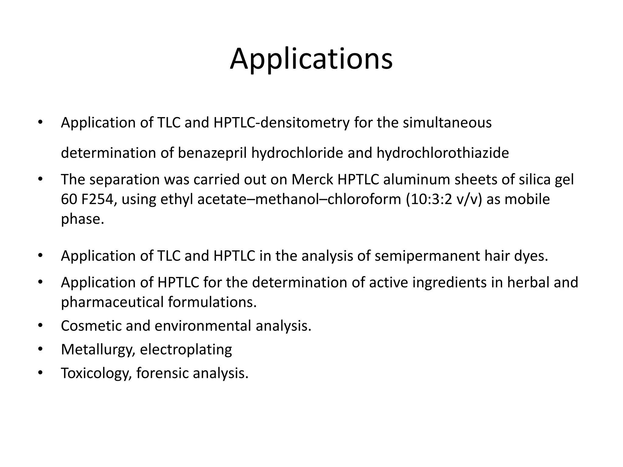 High Performance Thin Layer Chromatography | PPTX