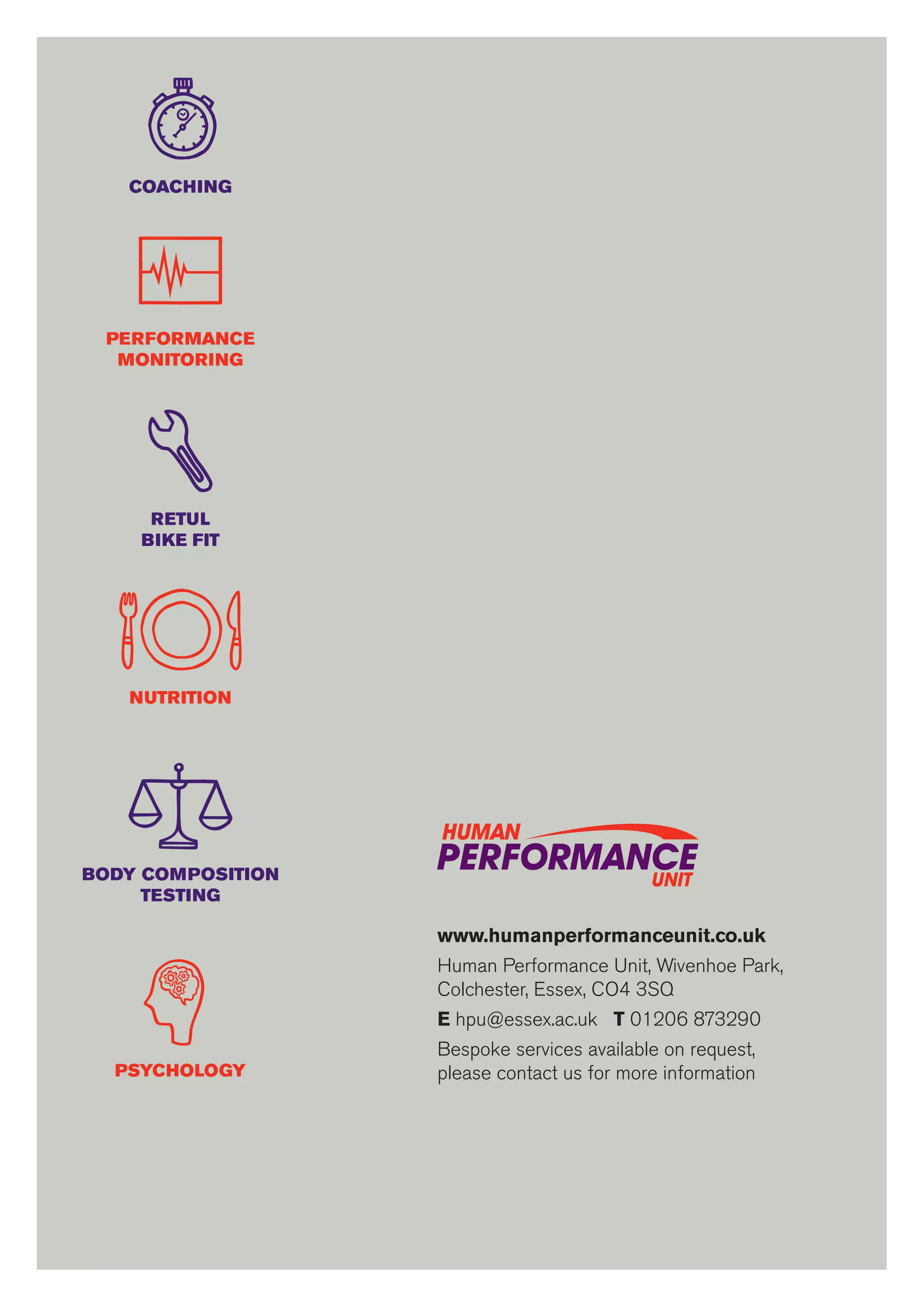 Human Performance Unit - Train Smarter | PDF