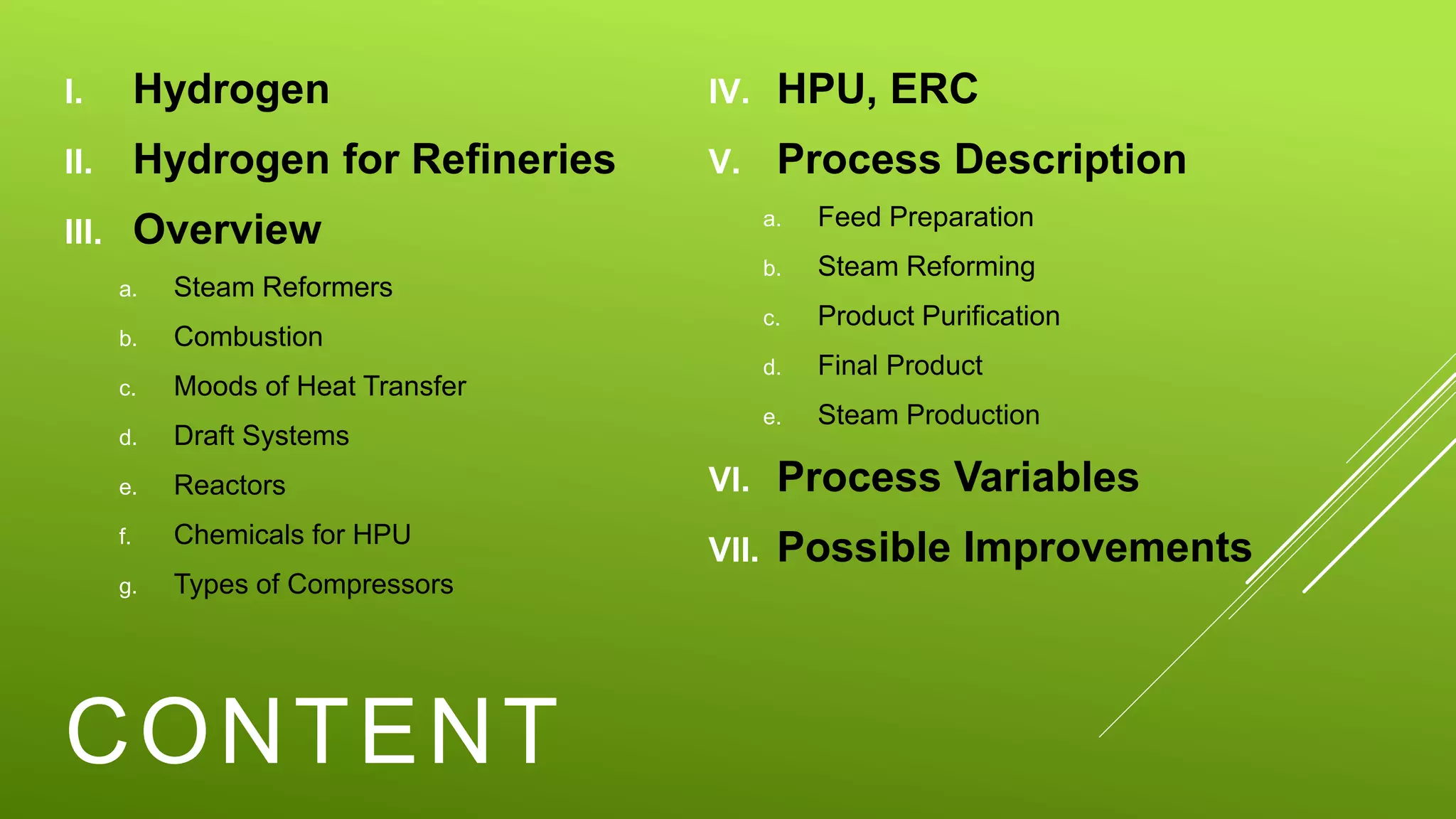 Hydrogen Production Unit | PPTX