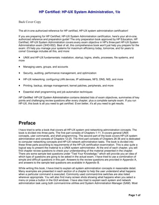 Hpux Csa Rafeeq Rehman | PDF