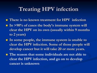Information for the Patient on Human Papilloma Virus (HPV) and Head and ...