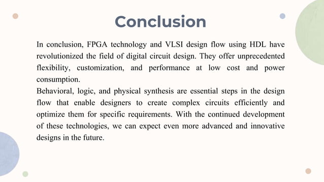 Fpga Vlsi Design Flow Using Hdl Introduction To Behavior Logic And Physical Synthesis Ppt