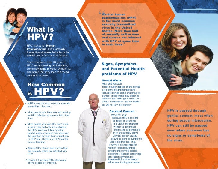 Hpv Pamphlet HPV Patient And Consumer Resources For Human