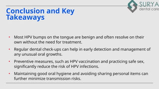 HPV Bumps On Tongue - Surya Dental Care.pptx