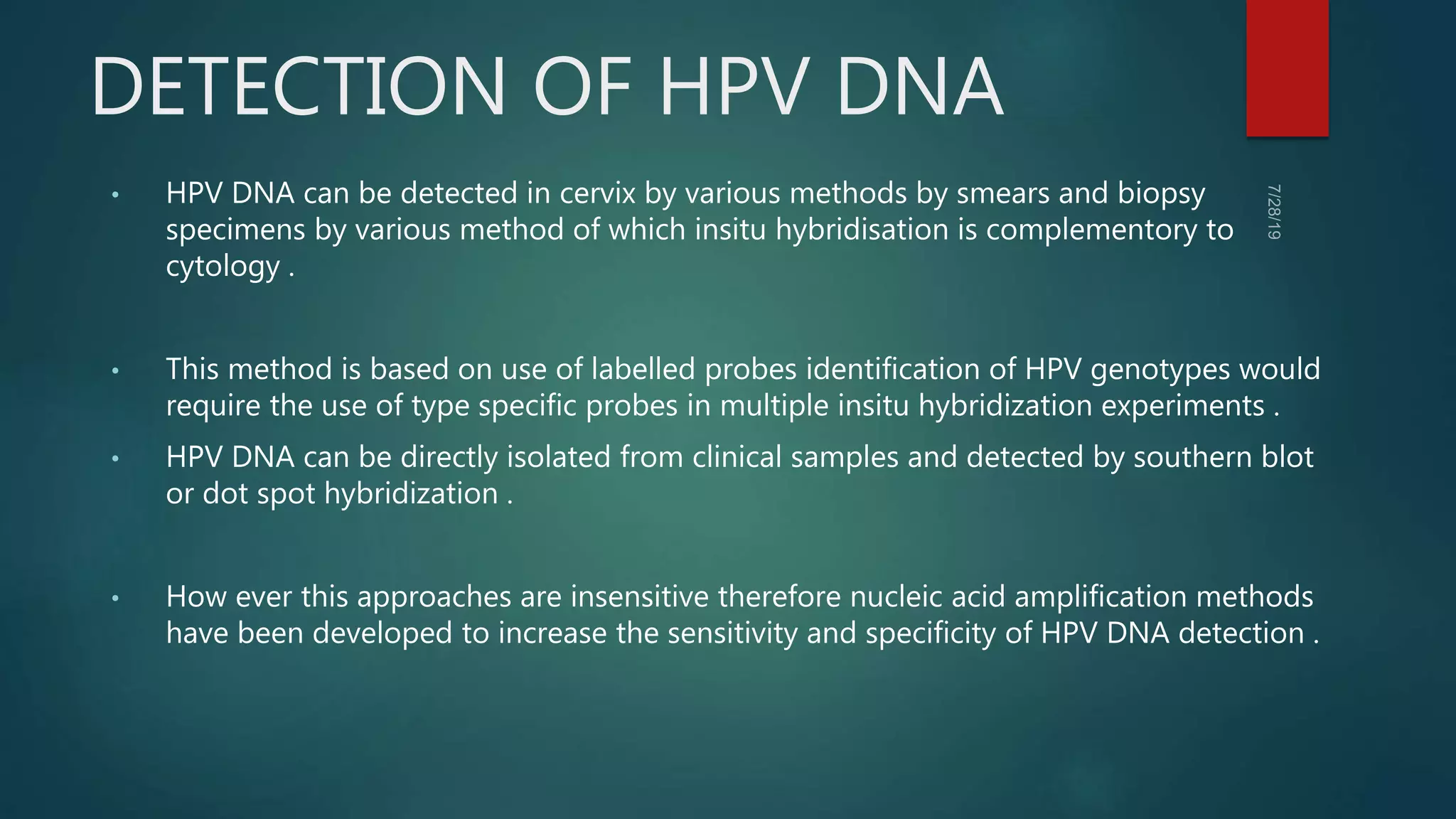 HPV- molecular testing | PPT