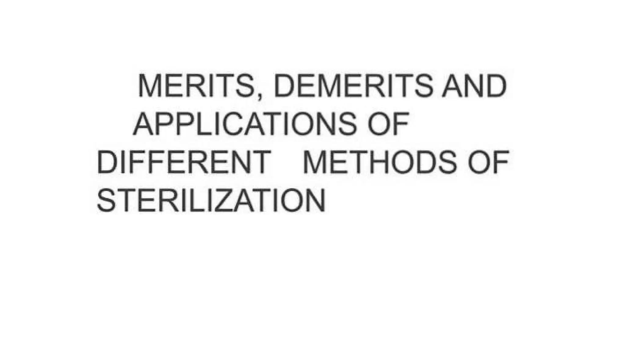 Ppt Presentation on sterilization methods | PPT