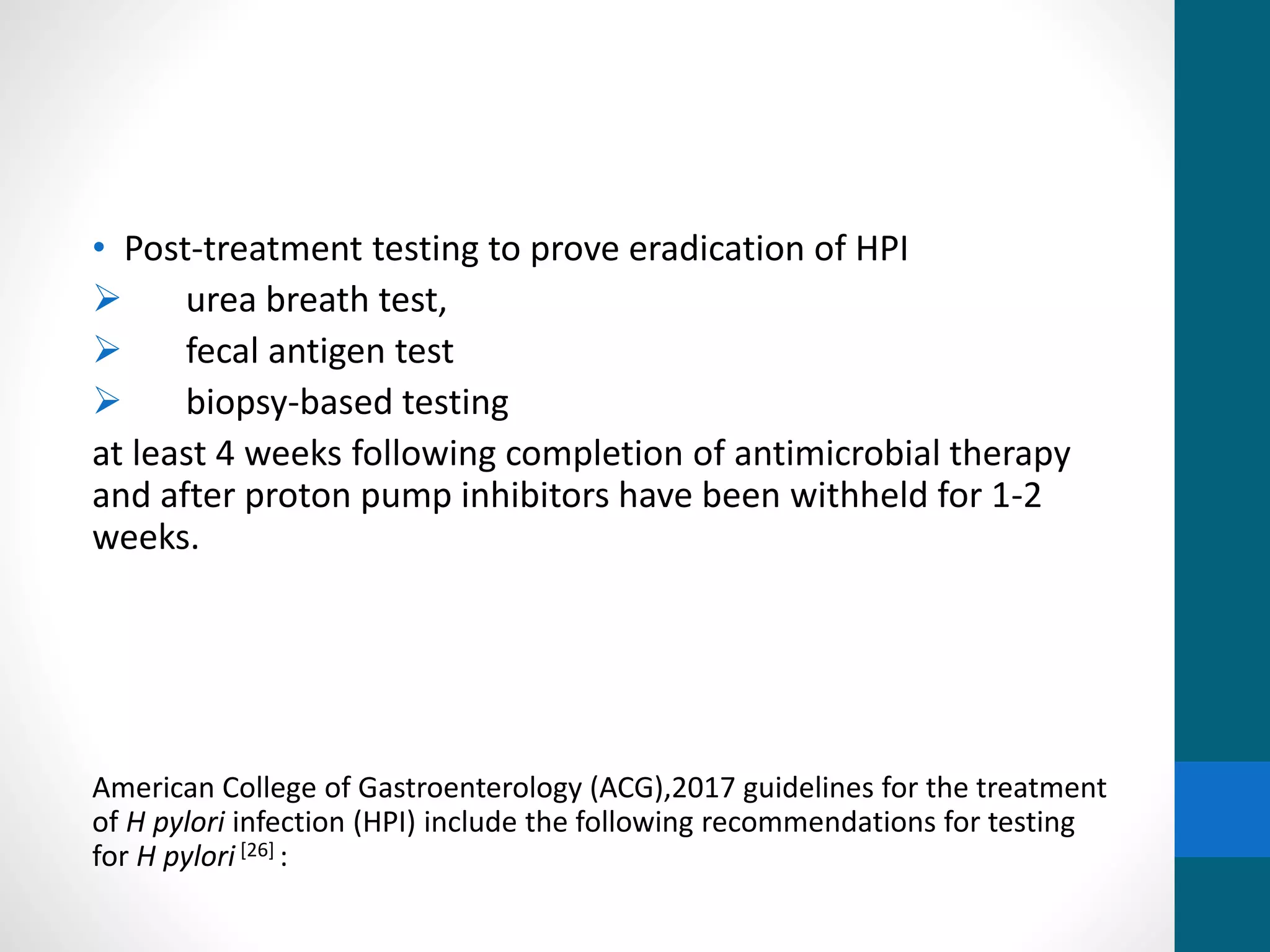 Helicobacter pylori infections | PPTX