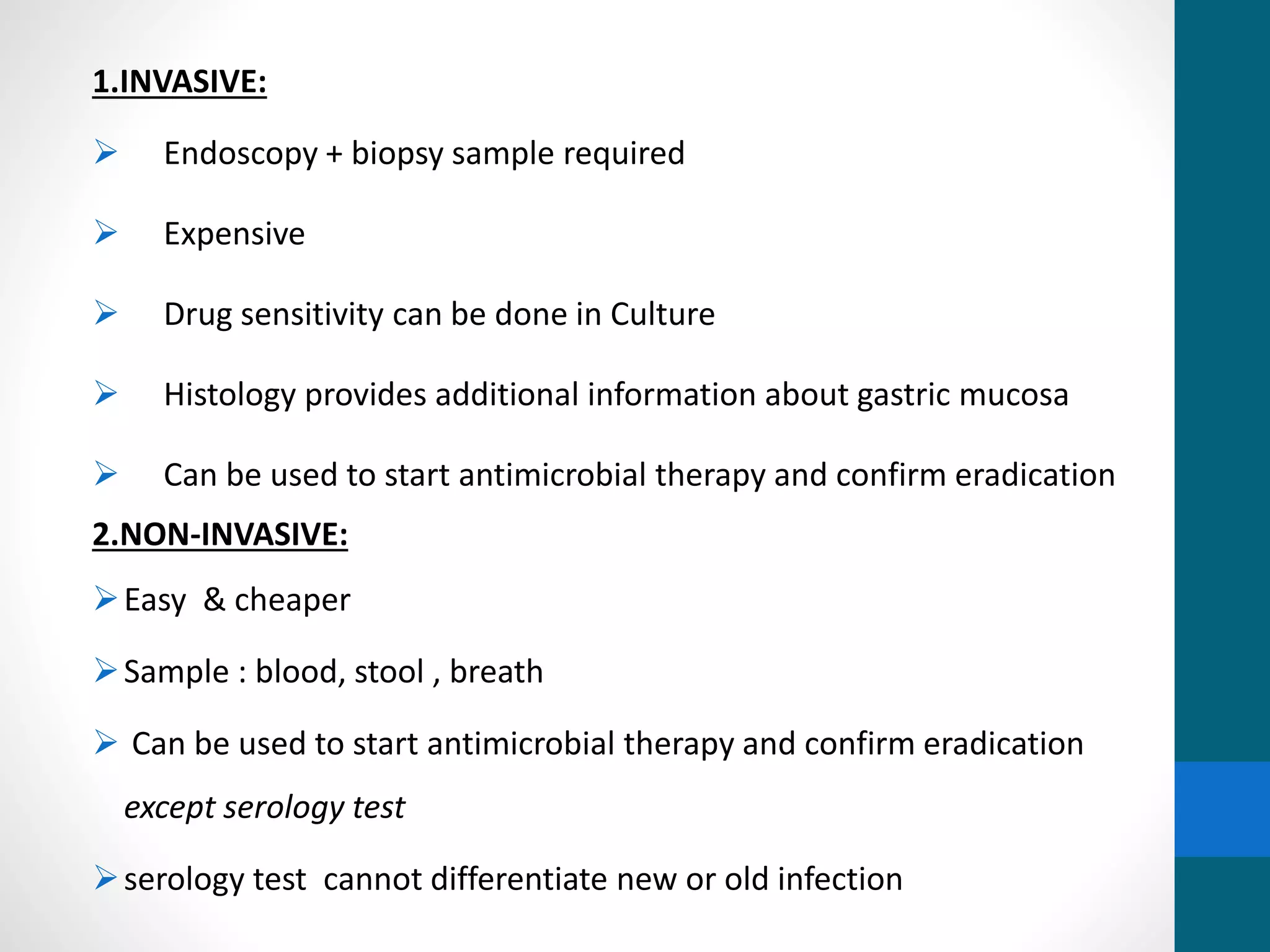 Helicobacter pylori infections | PPTX