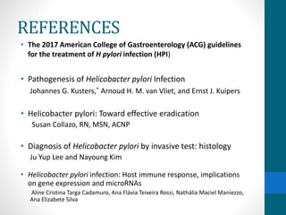 Helicobacter pylori infections | PPTX