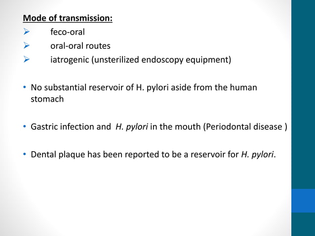 Helicobacter pylori infections | PPTX | Digestive Disorders | Diseases ...