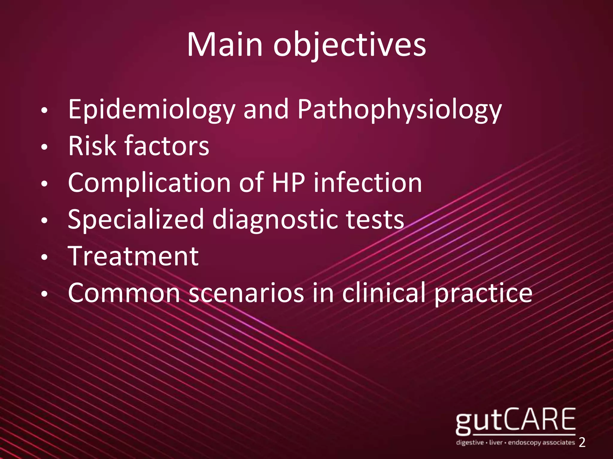 Helicobacter Pylori Infection: Management in 2020 | PPTX