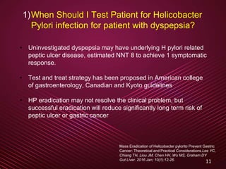 Helicobacter Pylori Infection: Management in 2020 | PPTX