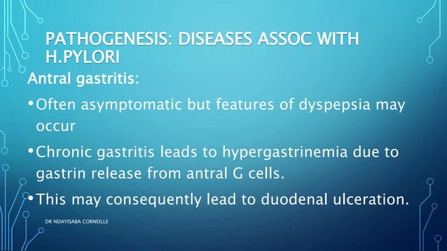 H Pylori and Peptic Ulcers.pptx