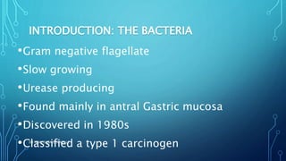 H Pylori and Peptic Ulcers.pptx