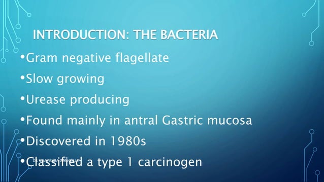 H Pylori and Peptic Ulcers.pptx