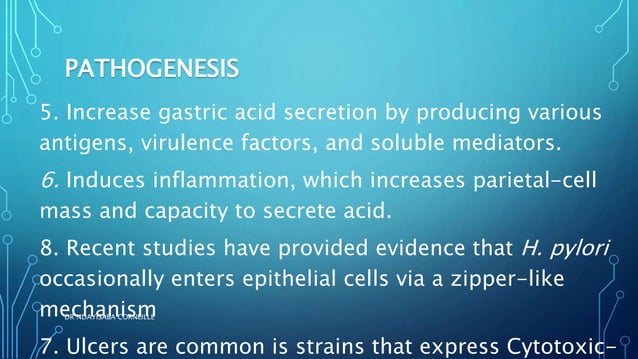 H Pylori and Peptic Ulcers.pptx