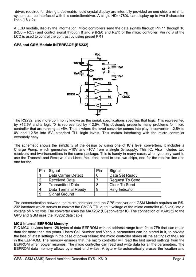 AUTOMATIC VEHICLE ACCIDENT INFORMATION BY SMS SYSTEM (AVAIS SYSTEM) Gps ...