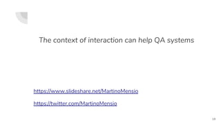 Multi-turn QA: A RNN Contextual Approach to Intent Classification for Goal-oriented Systems ...