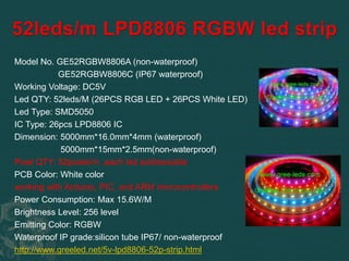 Lpd8806 digital rgb led light | PPTX