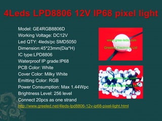 Lpd8806 digital rgb led light | PPTX