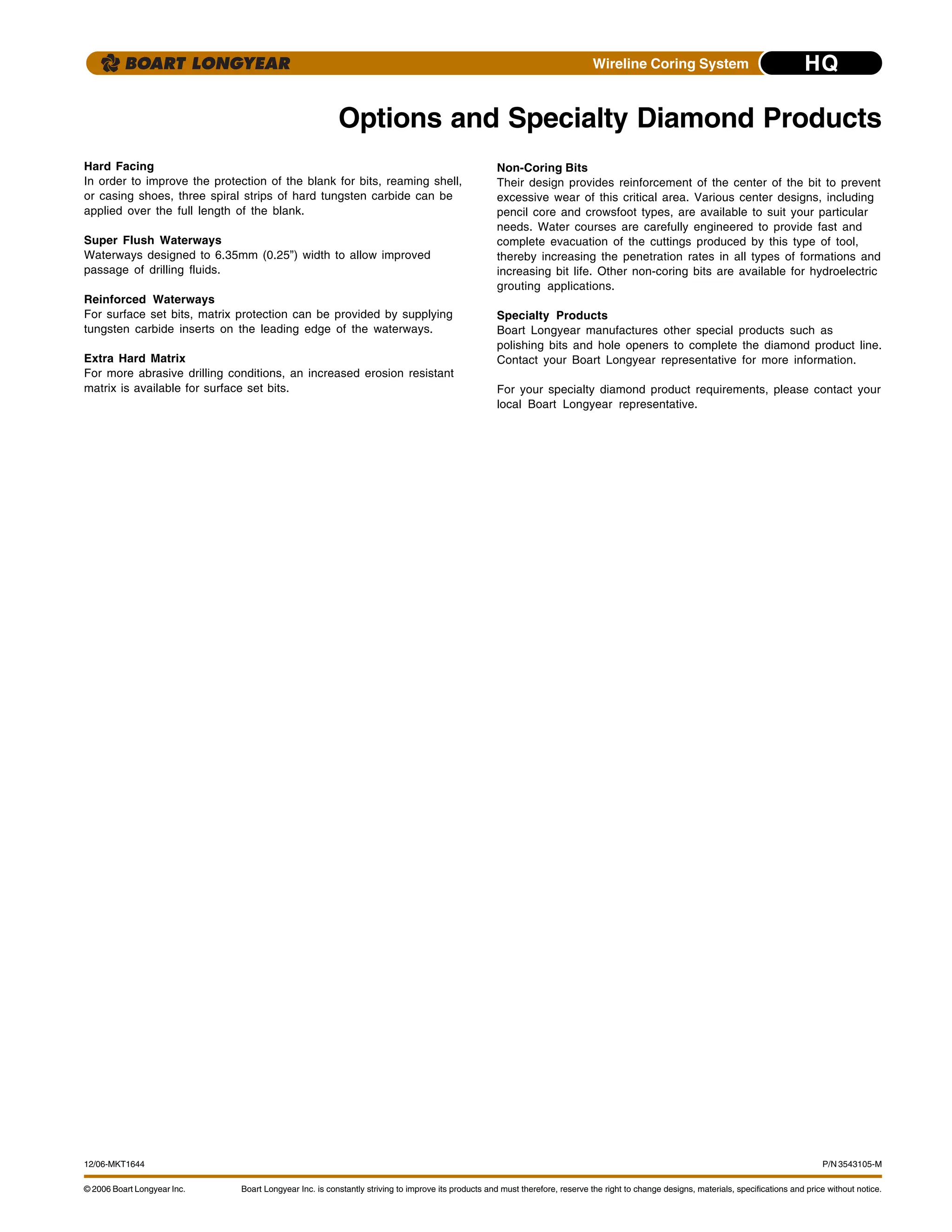 Catálogo: Hq coring system long year | PDF