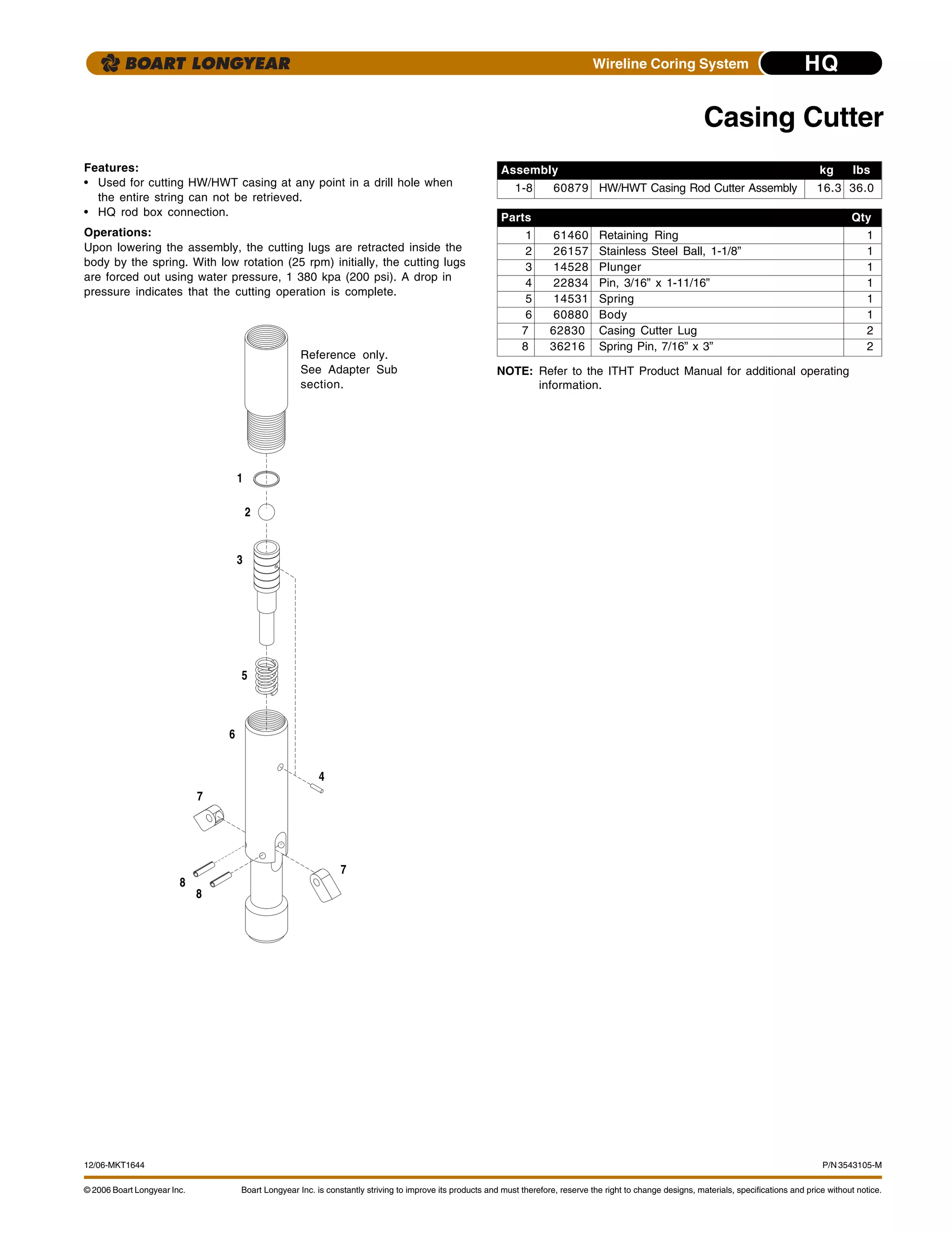 Catálogo: Hq coring system long year | PDF