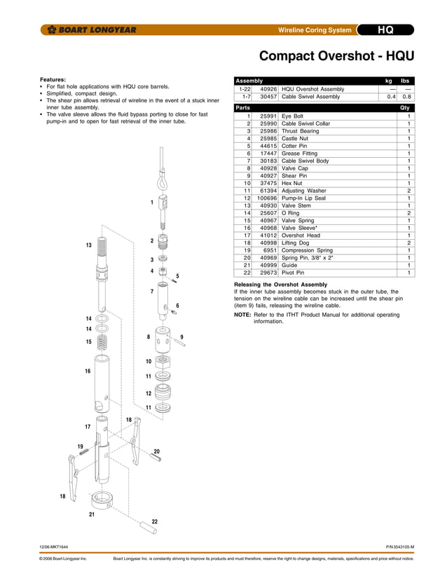 Catálogo: Hq coring system long year | PDF | Jewelry Making | Arts and ...