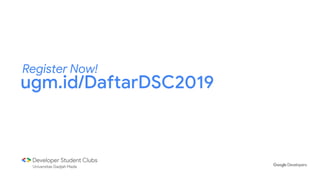 DSC UGM Introduction | PPTX