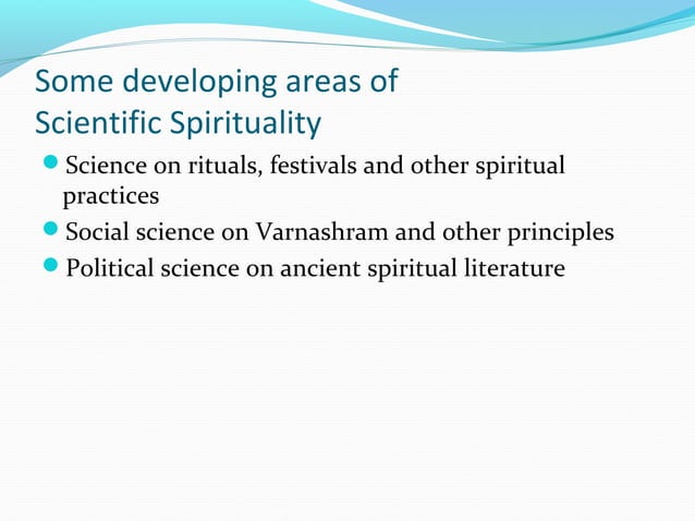 Introduction to scientific spirituality | PPT