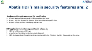 Hqs abatis hdf general overview | PPTX