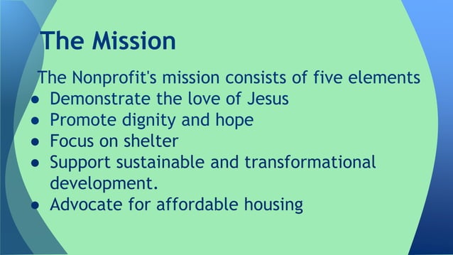 Habitat for Humanity Presentation | PPTX